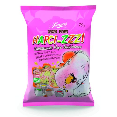 Szerencsi Pompom Hapcizzz zizi 70g - Csoki és édesség webáru